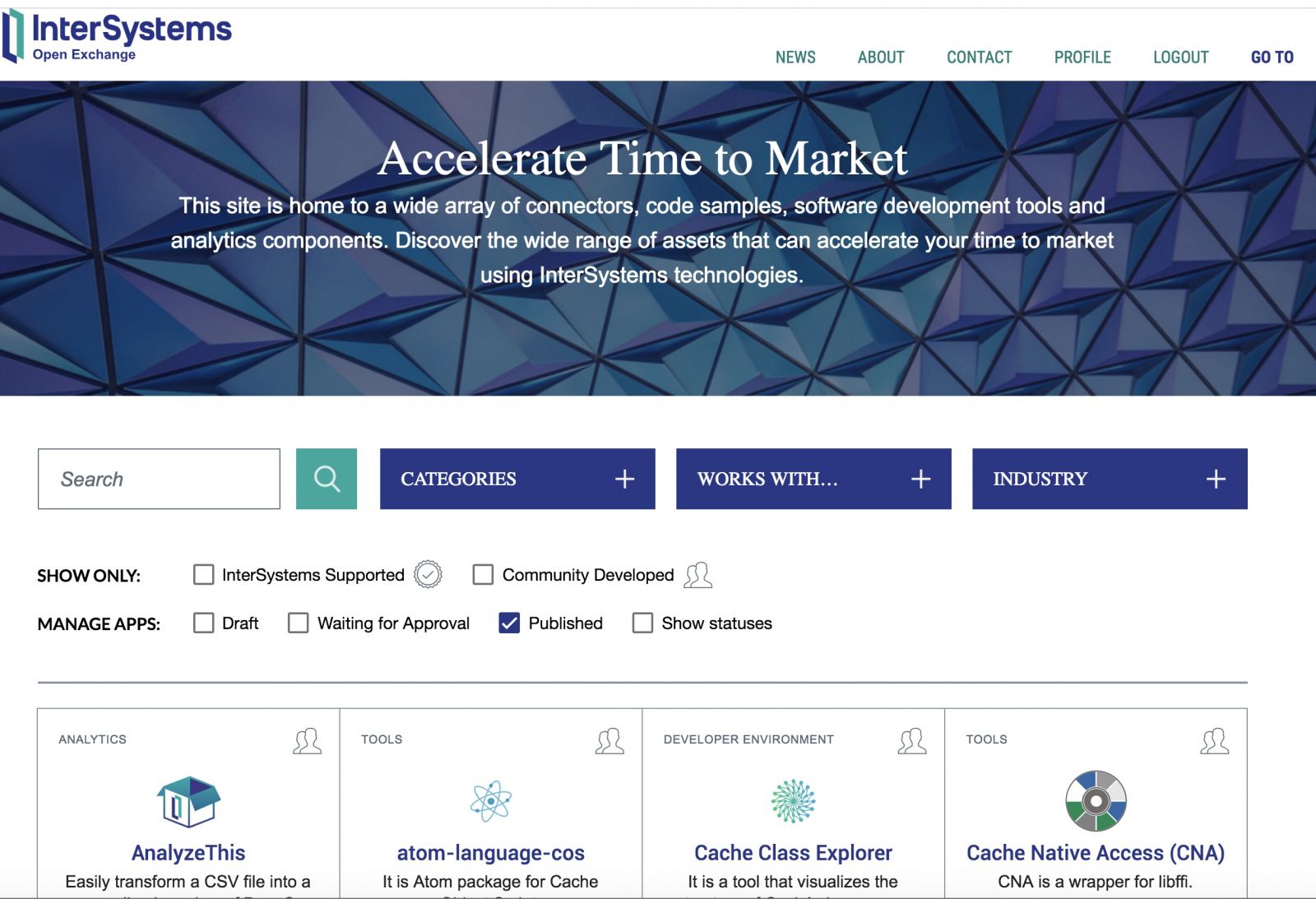 InterSystems Open Exchange - New Service for Developers! | InterSystems